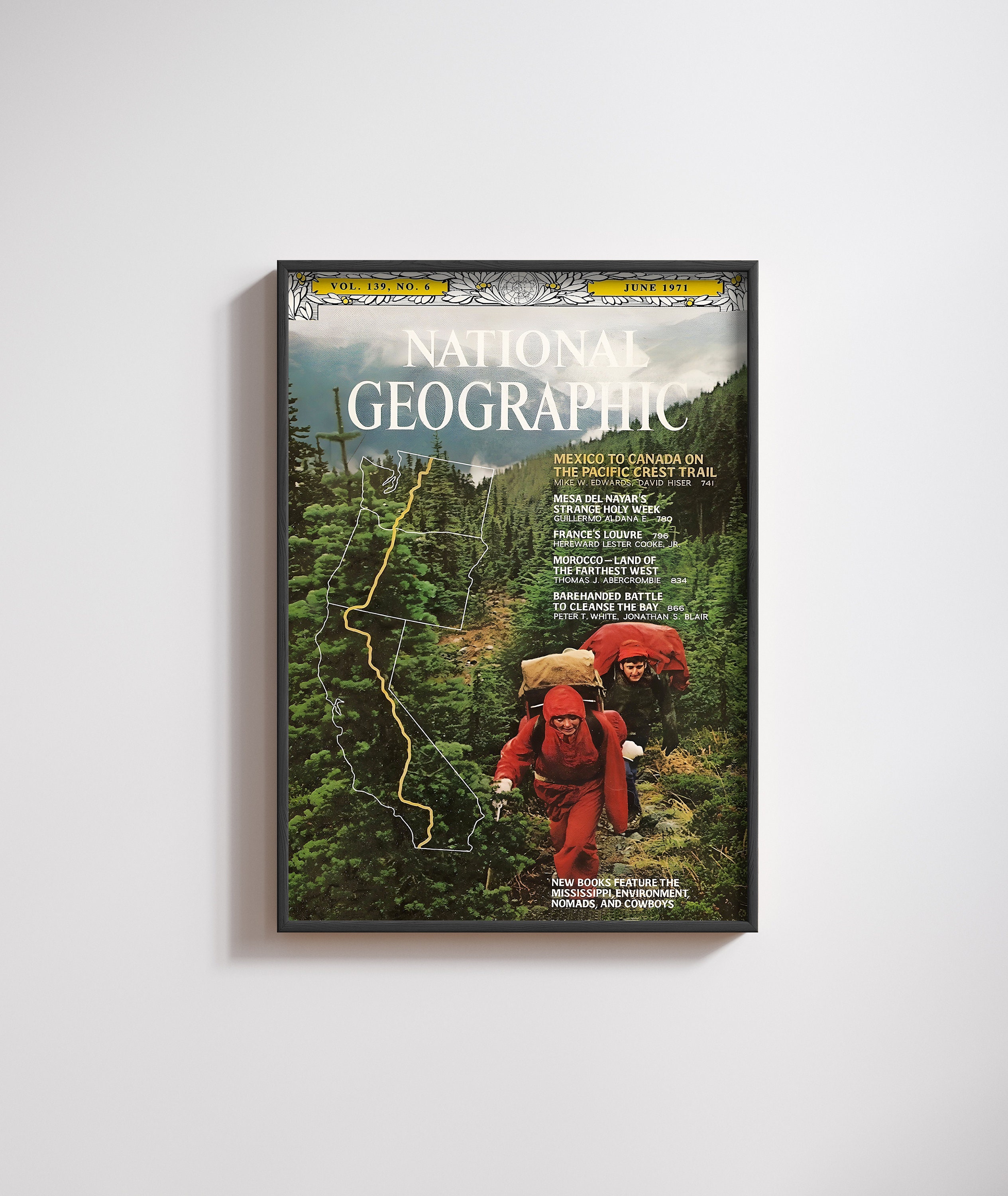 National Geographic Vintage Poster Gorp Core Climbing Poster Gorp ...