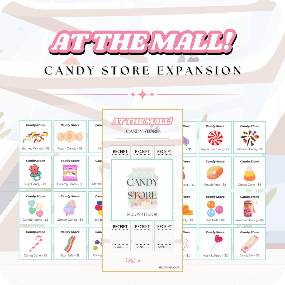 Candy Store Expansion | Floor 2 | at the Mall - Box Savings Challenge ...