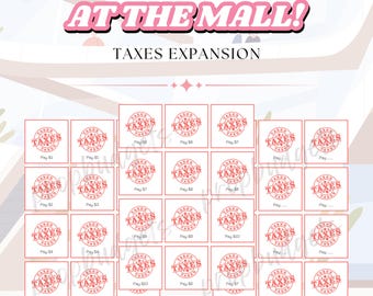 Book Store Expansion: at the Mall Savings Game (A6 Printable PDF) - Etsy