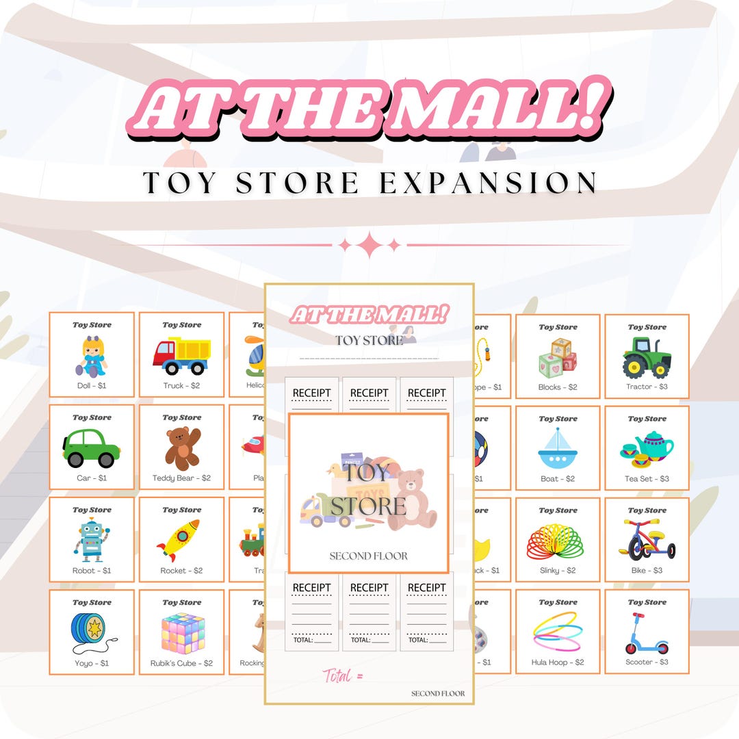 Toy Store Expansion | Floor 2 | at the Mall - Box Savings Challenge ...