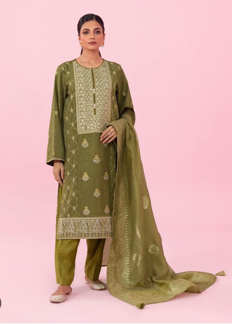 Pakistani Designer Shalwar Kameez Sapphire Pk - Etsy