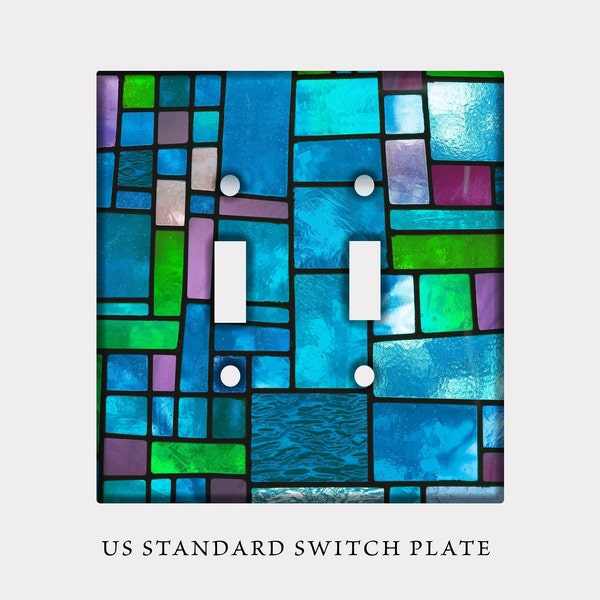 Stain Glass Light Switch Cover - Etsy