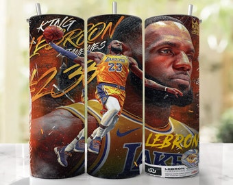 Inspired JAMES 20oz Skinny Straight Sublimation Tumbler Png, Lebron ...