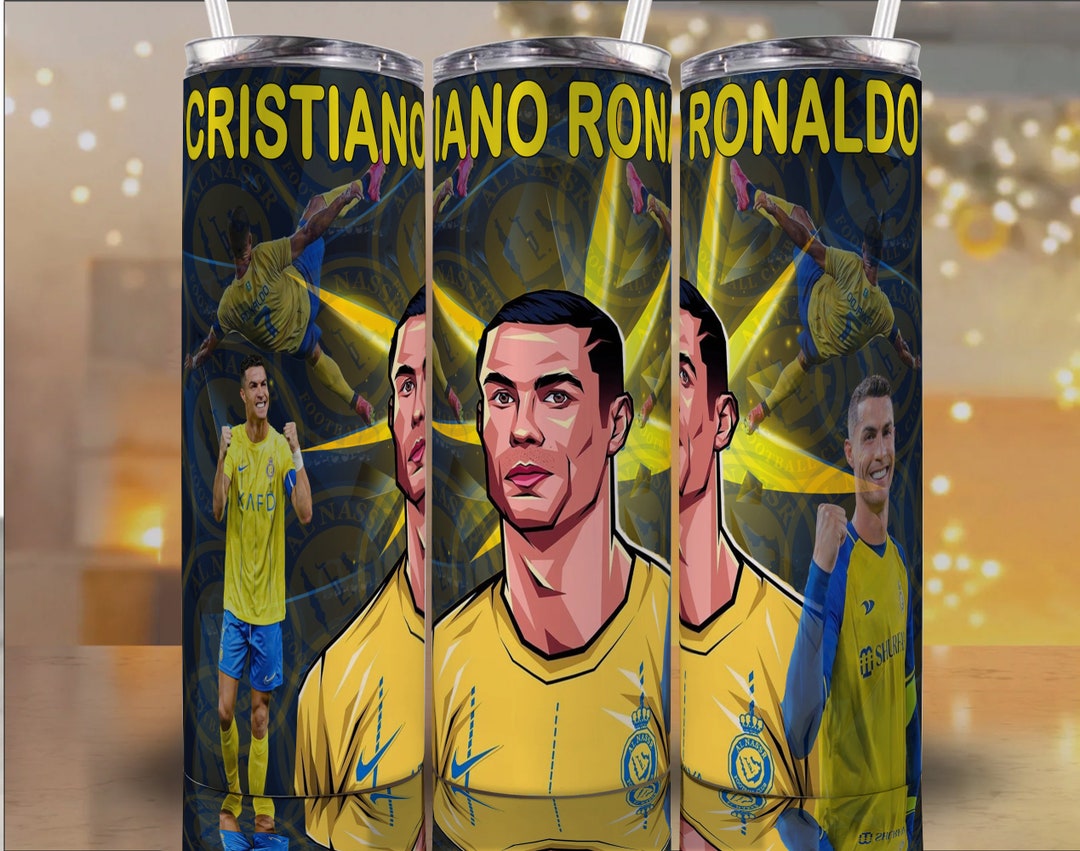Ronaldo Cr7 Tumbler Wrap Png | 20oz Skinny Tumbler Png | Sublimation ...