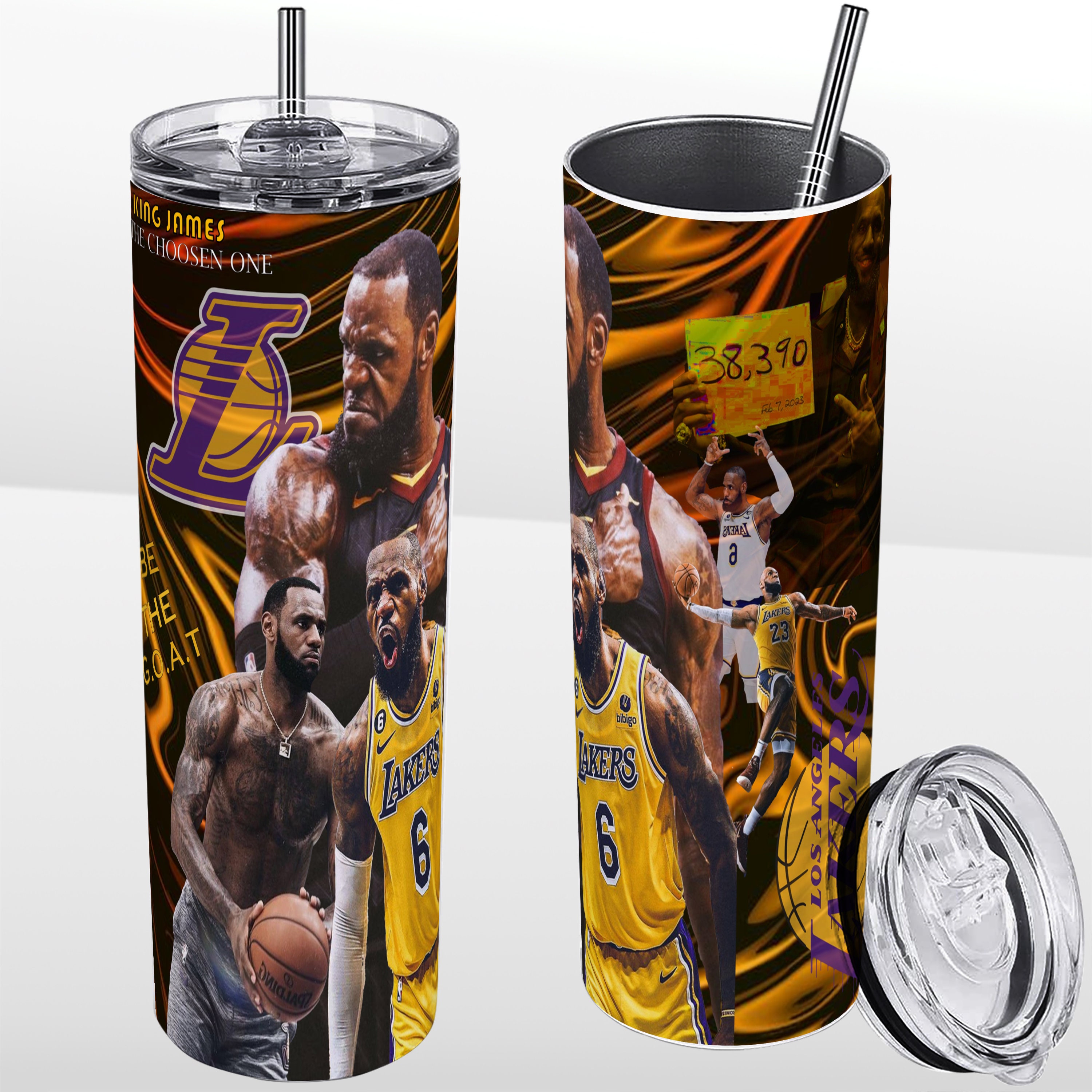 Inspired JAMES 20oz Skinny Straight Sublimation Tumbler Png, Lebron ...