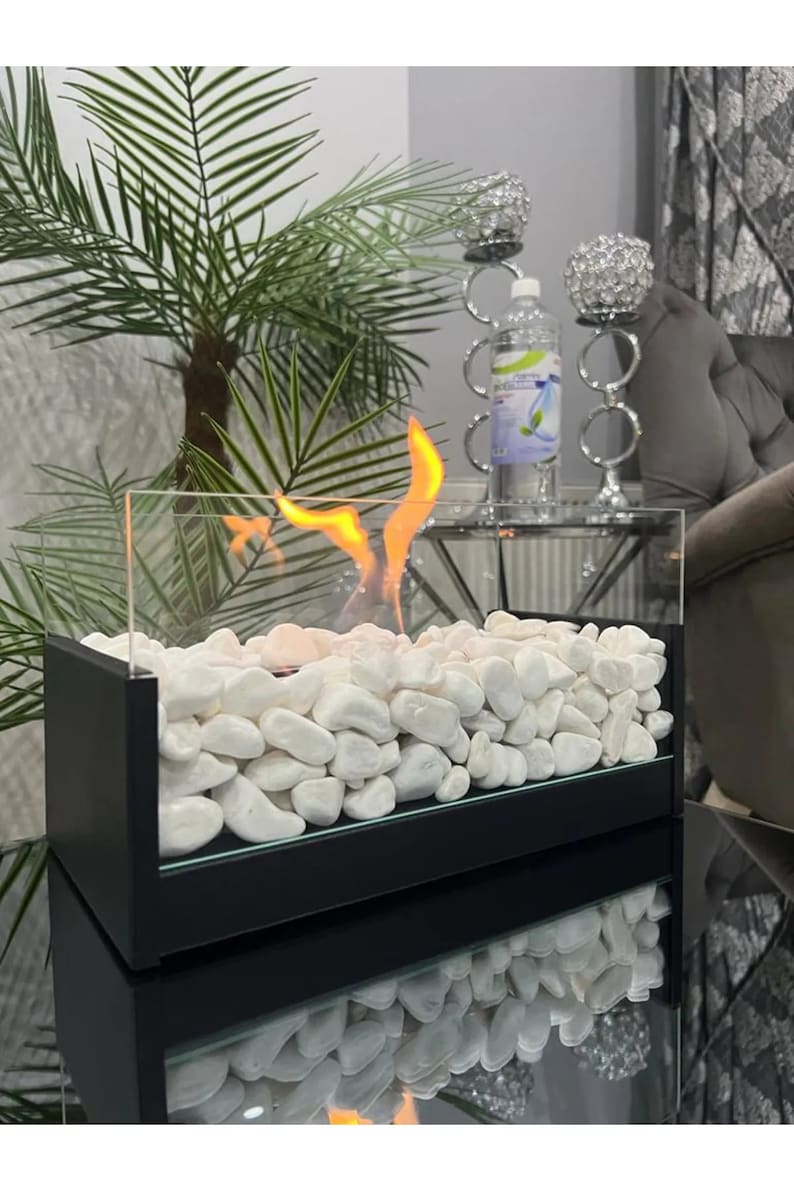 Big Tabletop Fire Place Ethanol Fire Pit,powerful Economic Heater, Mini ...