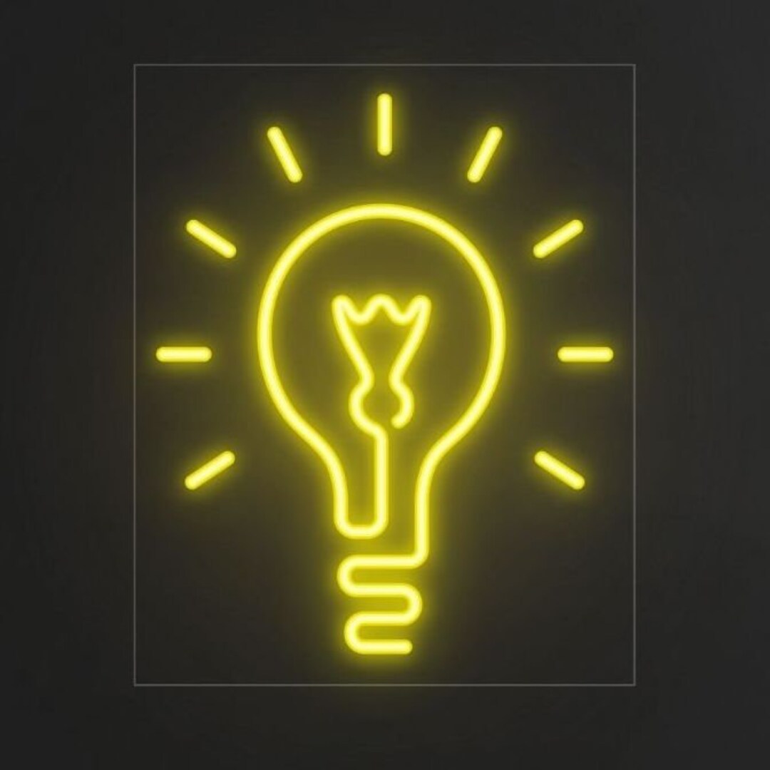 Bulb Neon Signs, Led Neon Elements, Neon Frames, Neon Lights, Custom ...