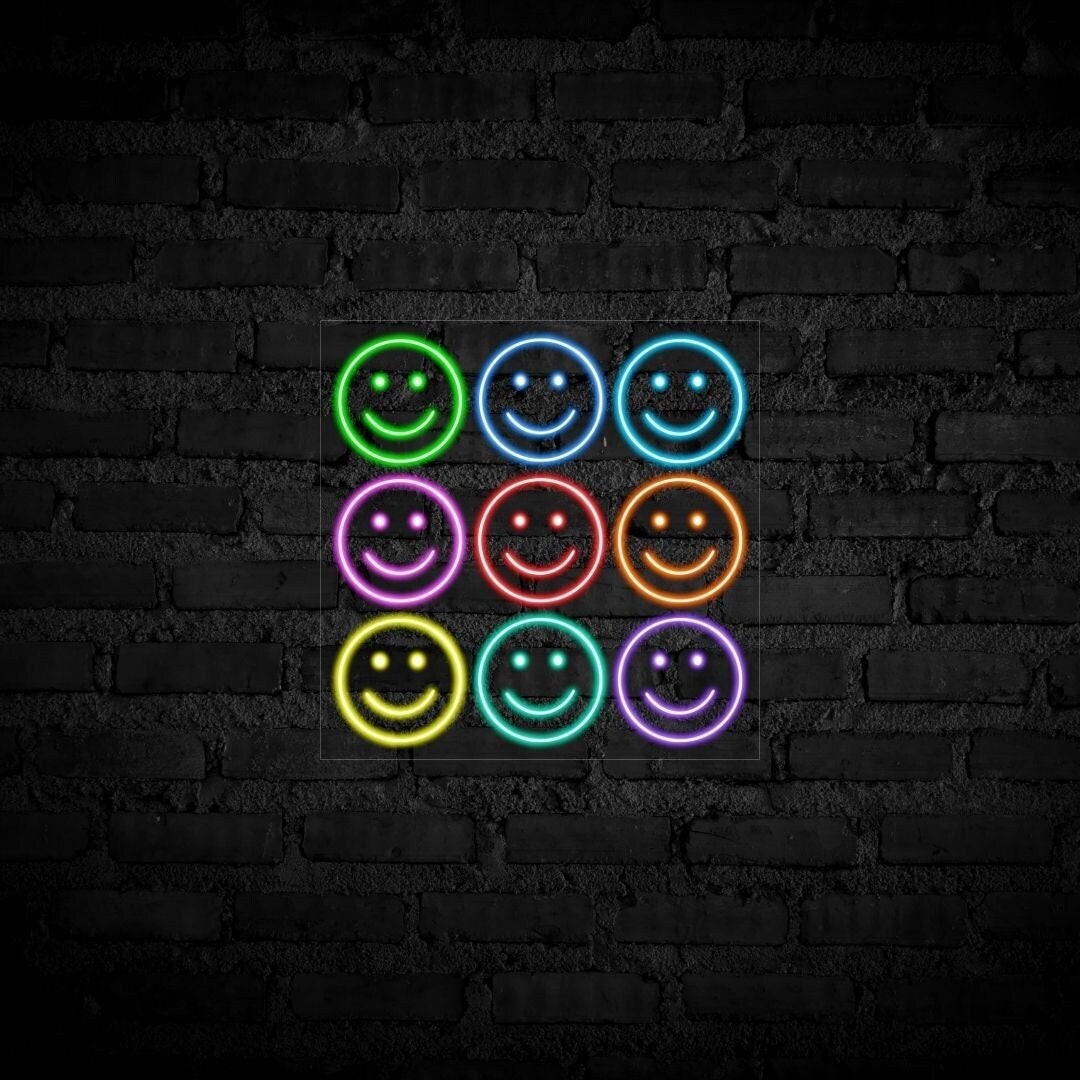 Smiling Neon Sign for Ambient Lighting Neon Lamp Custom Led - Etsy