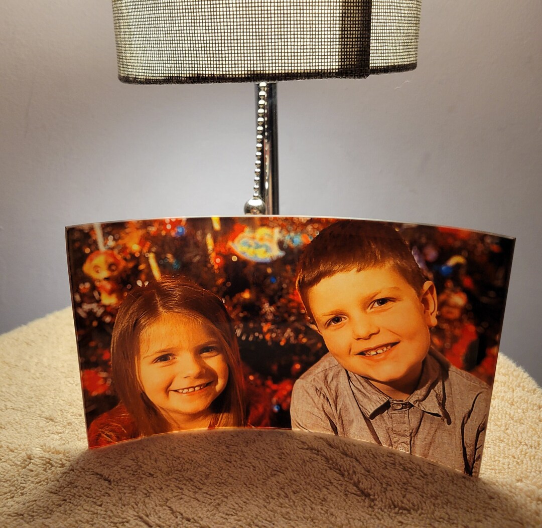Curved Glass Photograph Etsy