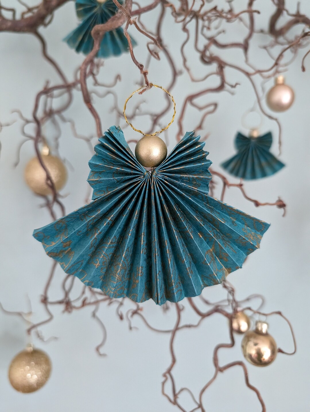 5 Paper Angels, Handmade From High Quality Lokta Paper-handmade From ...