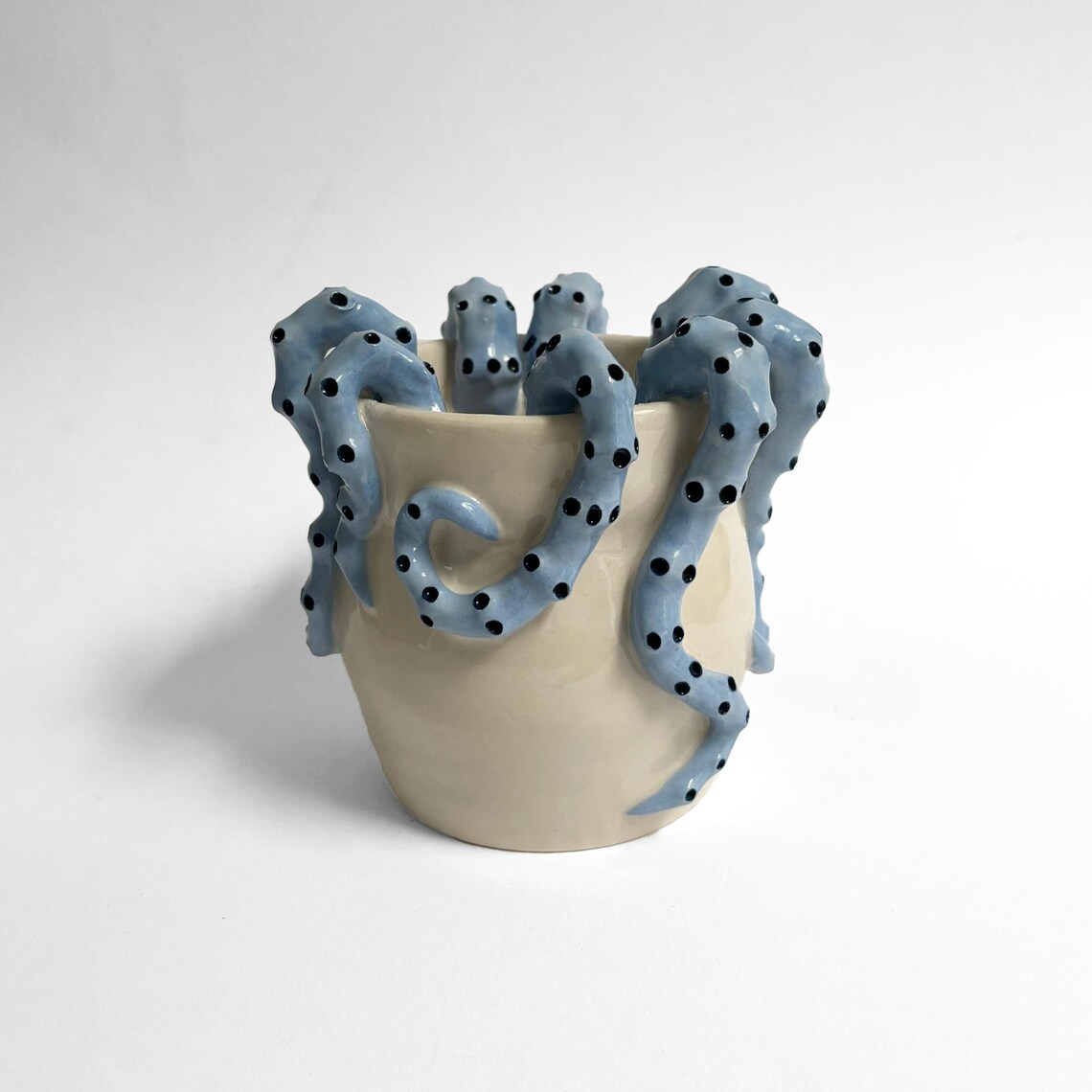 Octopus Tentacle Pot - Handmade Ceramics - Small Decorative Pot ...