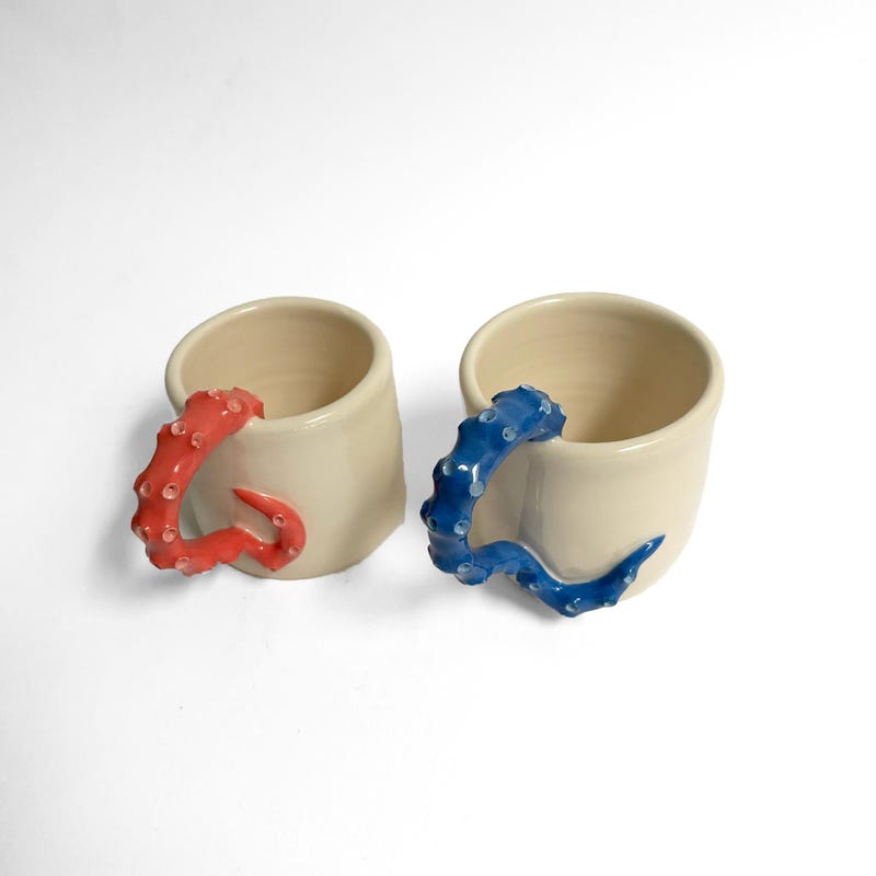 Octopus Mugs - Etsy