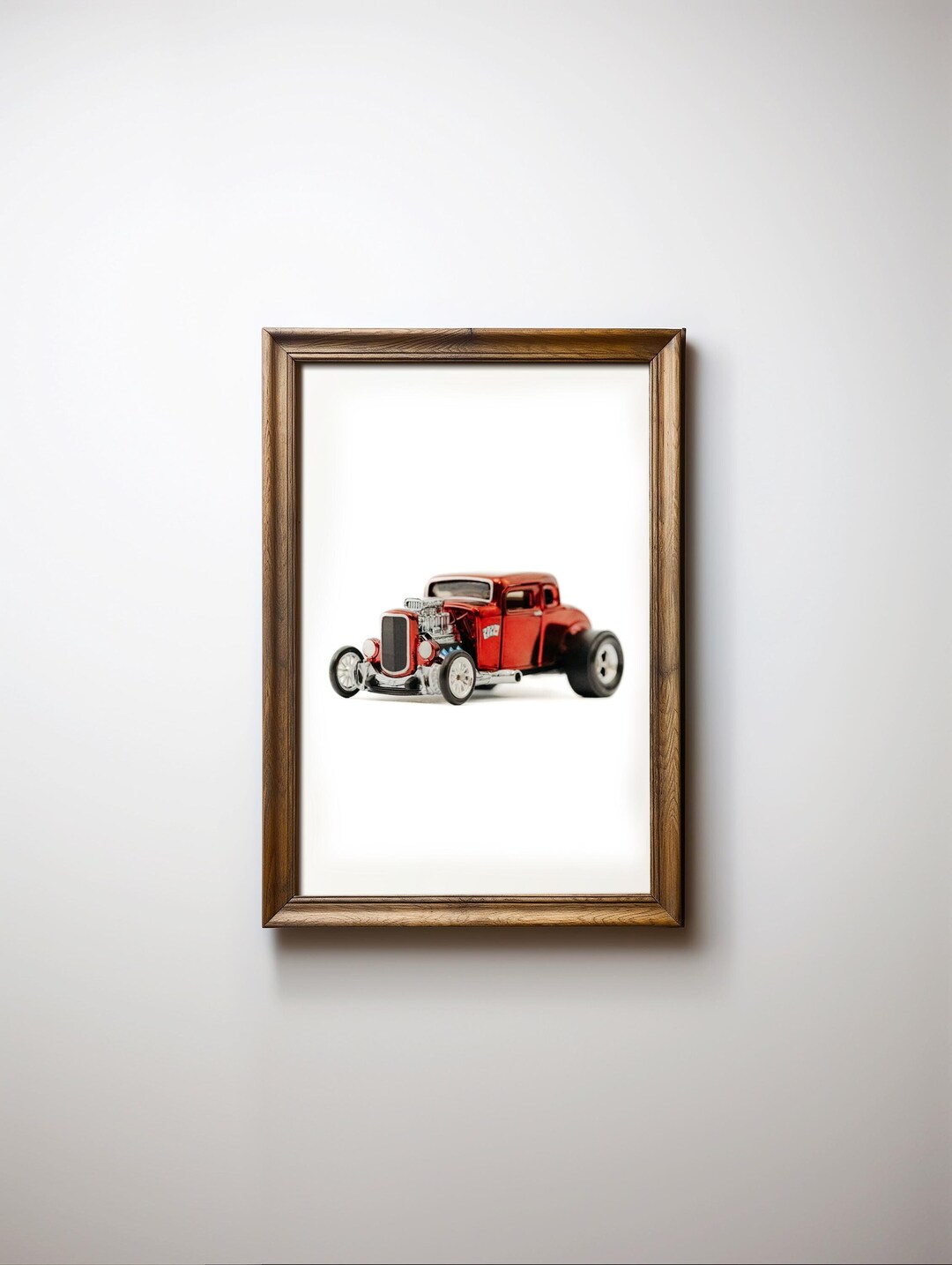 Vintage Red HOT ROD Photography Print! - Etsy