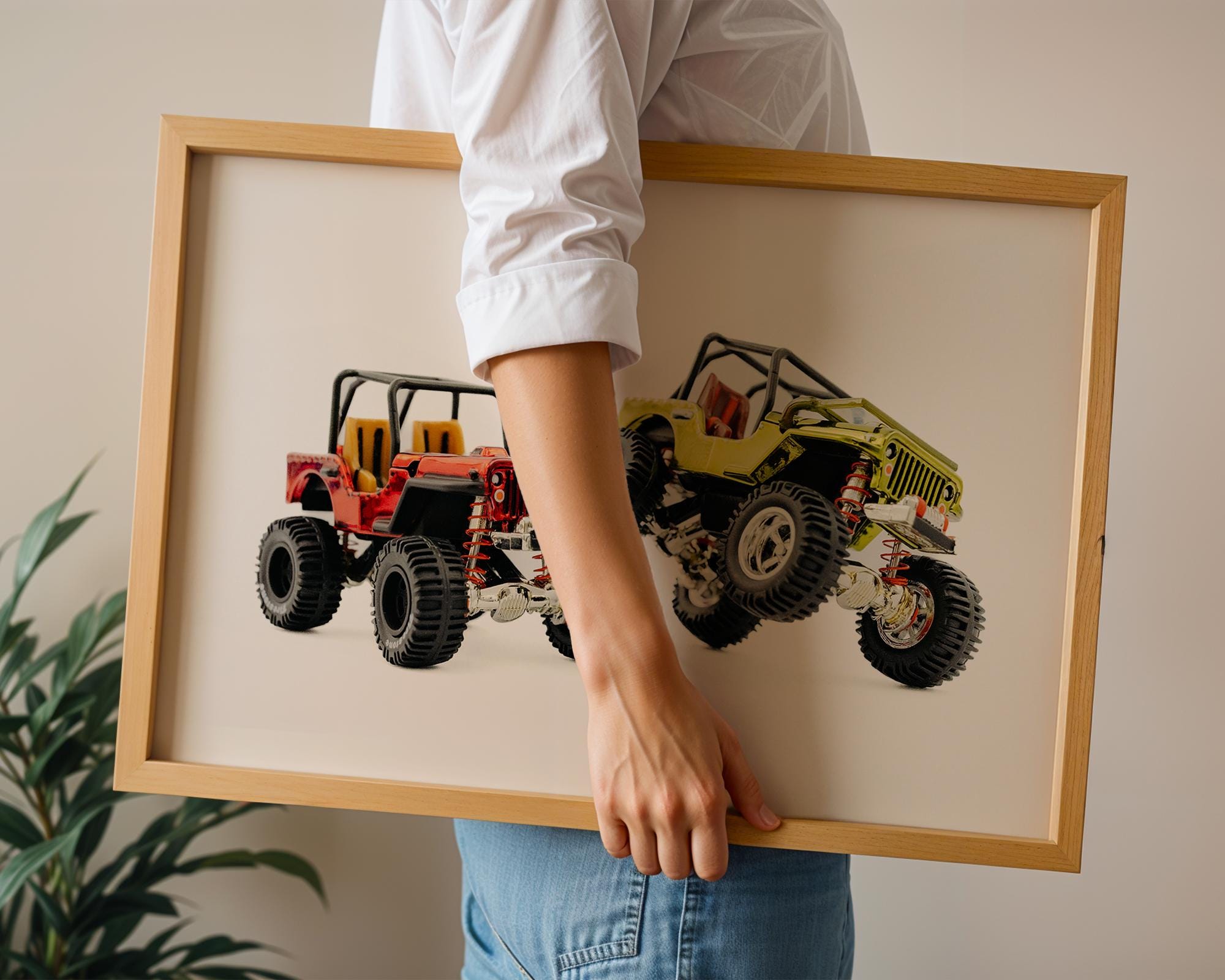 Hot Wheels VINTAGE JEEPS Poster - Toy Car Photography Rolled Poster ...