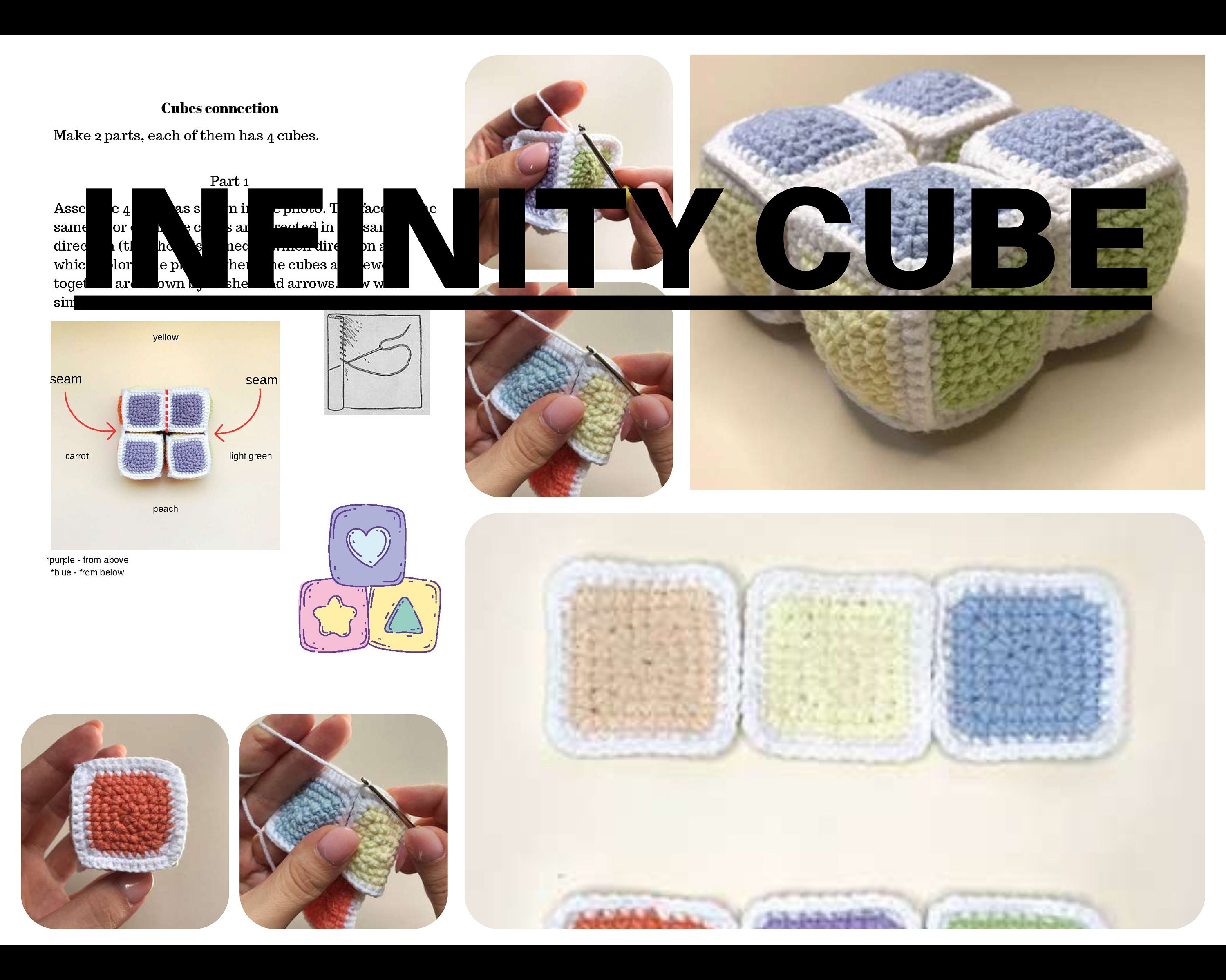 Fidget Toy Amigurumi Crochet Pattern Bundle, Crochet Infinity Fidget ...