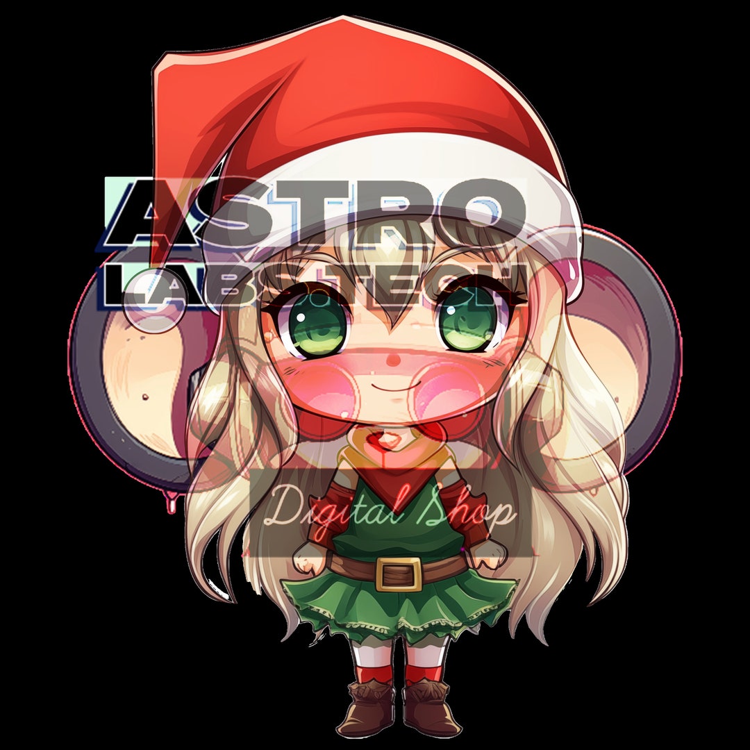 Cute Blonde Elf PNG Character Digital Download - Etsy