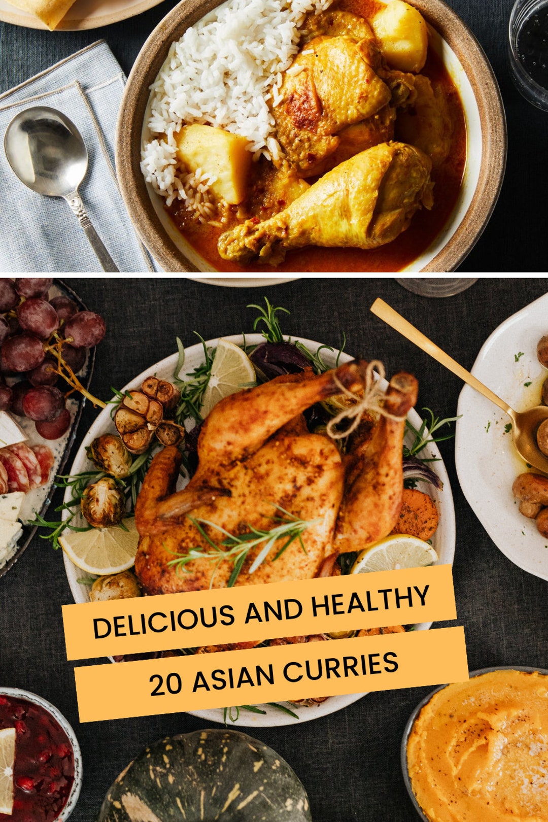 Digital Asian Curry Recipe Book, Meal Planner Template, Recipe Planner ...