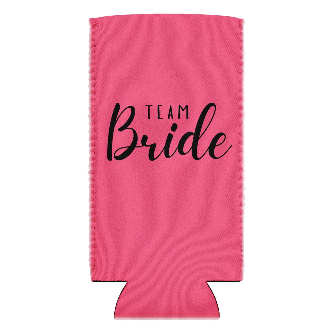 Team Bride Can Cooler Team Bride Koozie Koozie for Bachelorette Party ...
