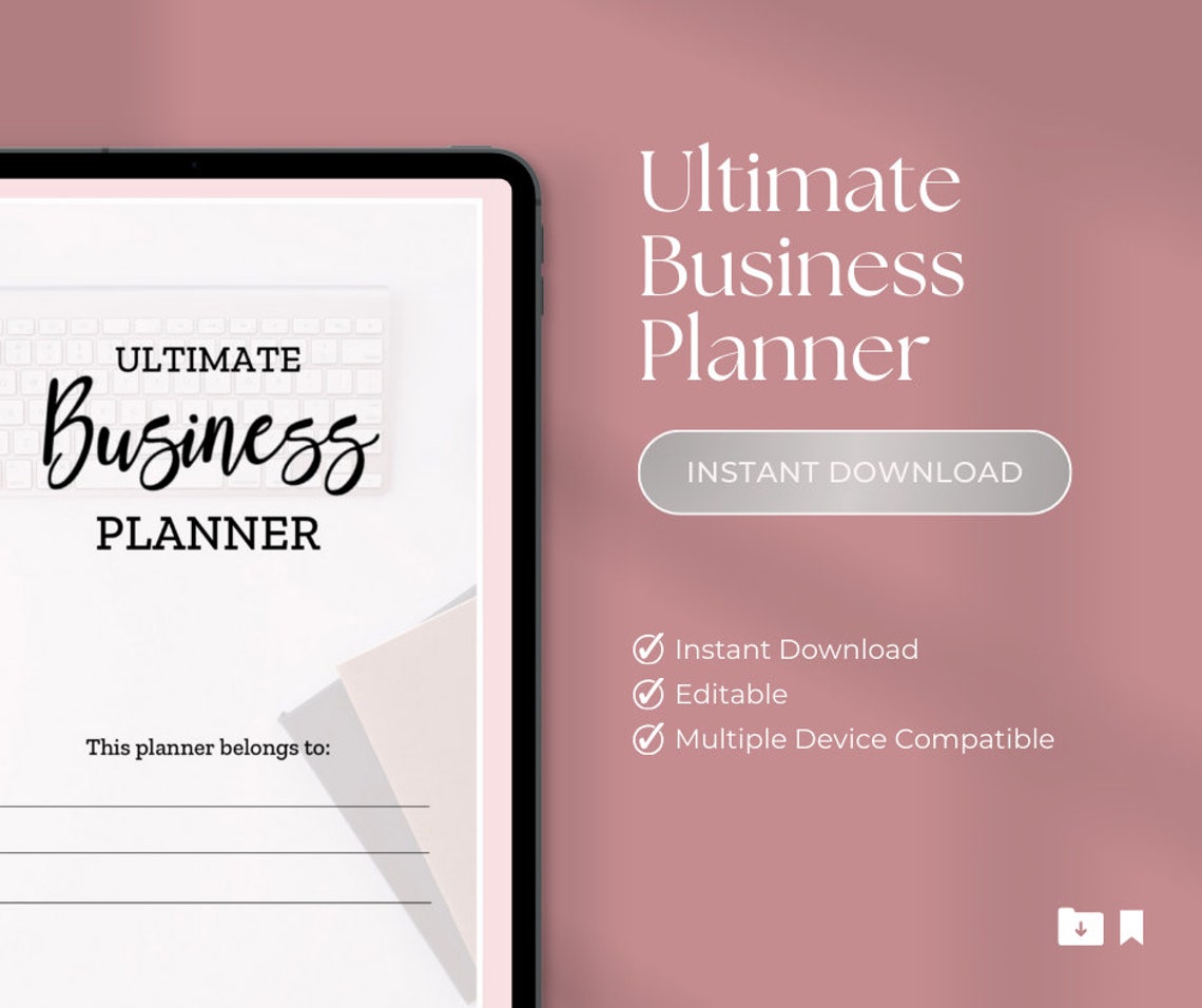 Ultimate Business Planner - Etsy
