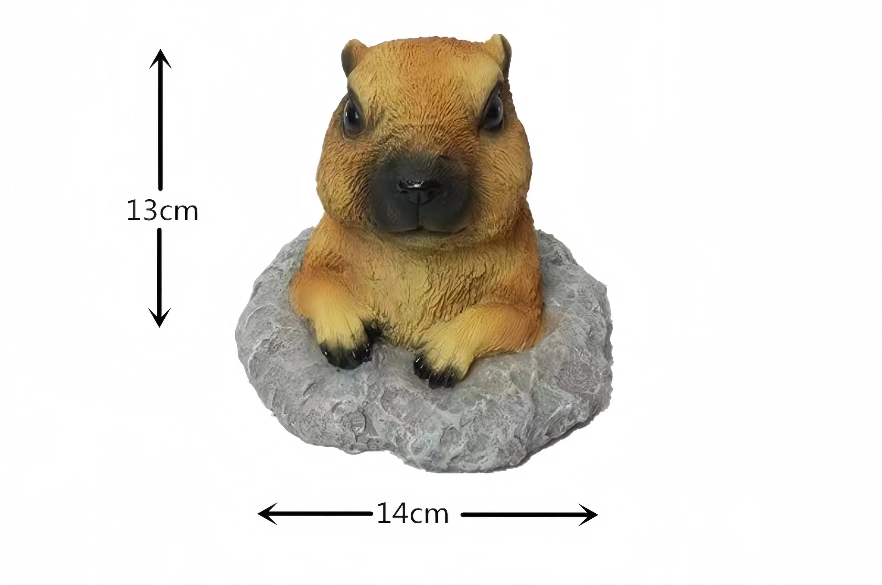 Handmade Resin Groundhog Garden Figurine, Xmas Decor - Etsy