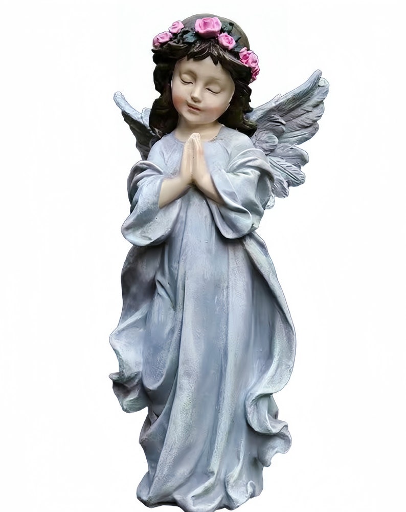 Handcrafted Resin Angel Figurine: Garden & Home Decor (12 Inch ...