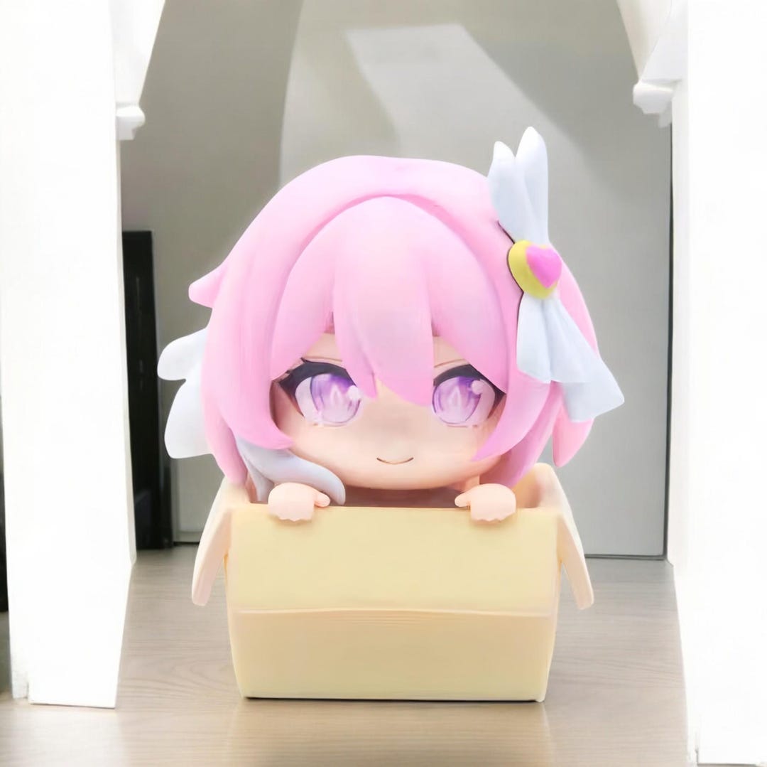 Chibi Alicia Herrscher Figure: Honkai Impact 3rd Inspired Desk Decor - Etsy