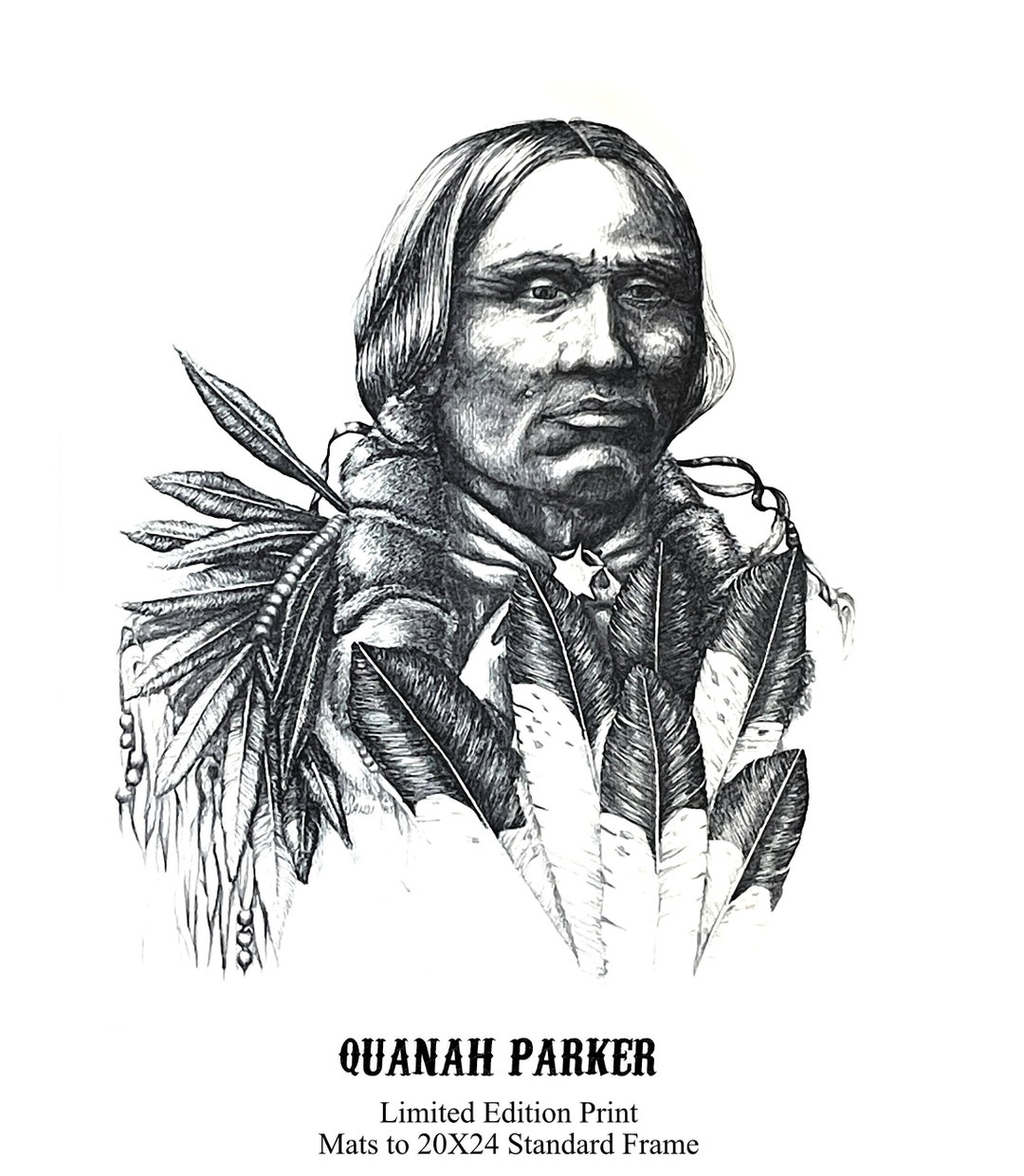 QUANAH PARKER, Last Chief of the Kwahadi Comanche, Mats to Standard ...