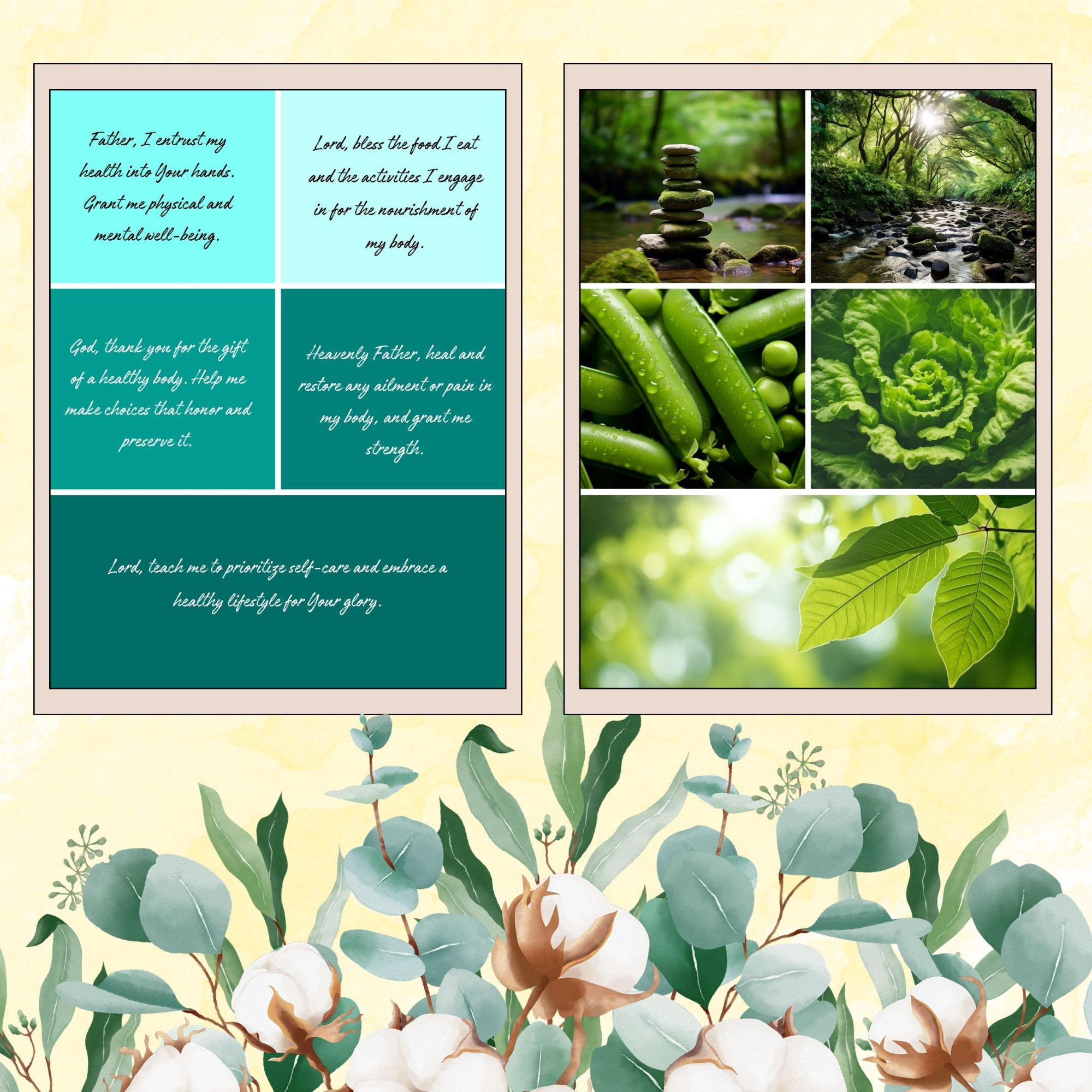 Prayer Vision Board, Daily Short Prayers, Prayer Vision Board With ...