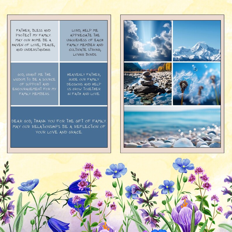 Prayer Vision Board, Daily Short Prayers, Prayer Vision Board With ...