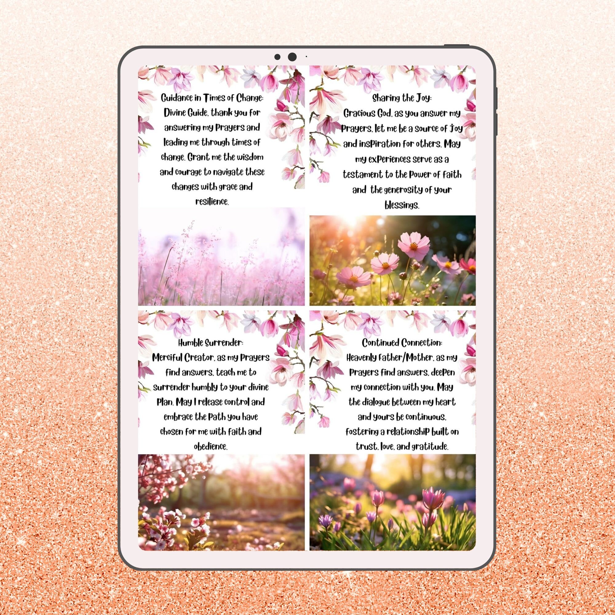 Answered Prayers for Your Vision Board, Prayer Vision Board, Printable ...