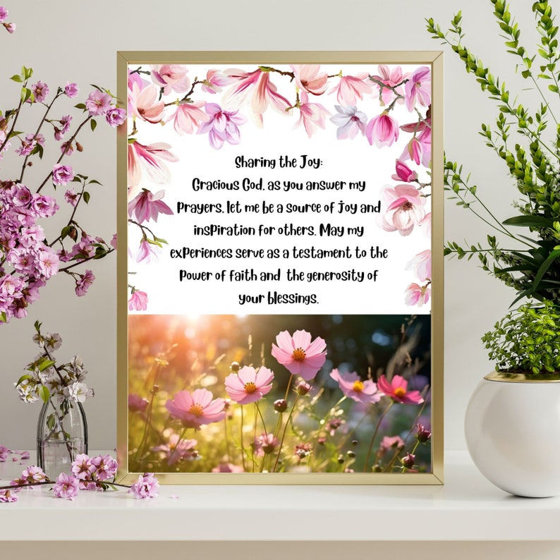 Answered Prayers for Your Vision Board, Prayer Vision Board, Printable ...