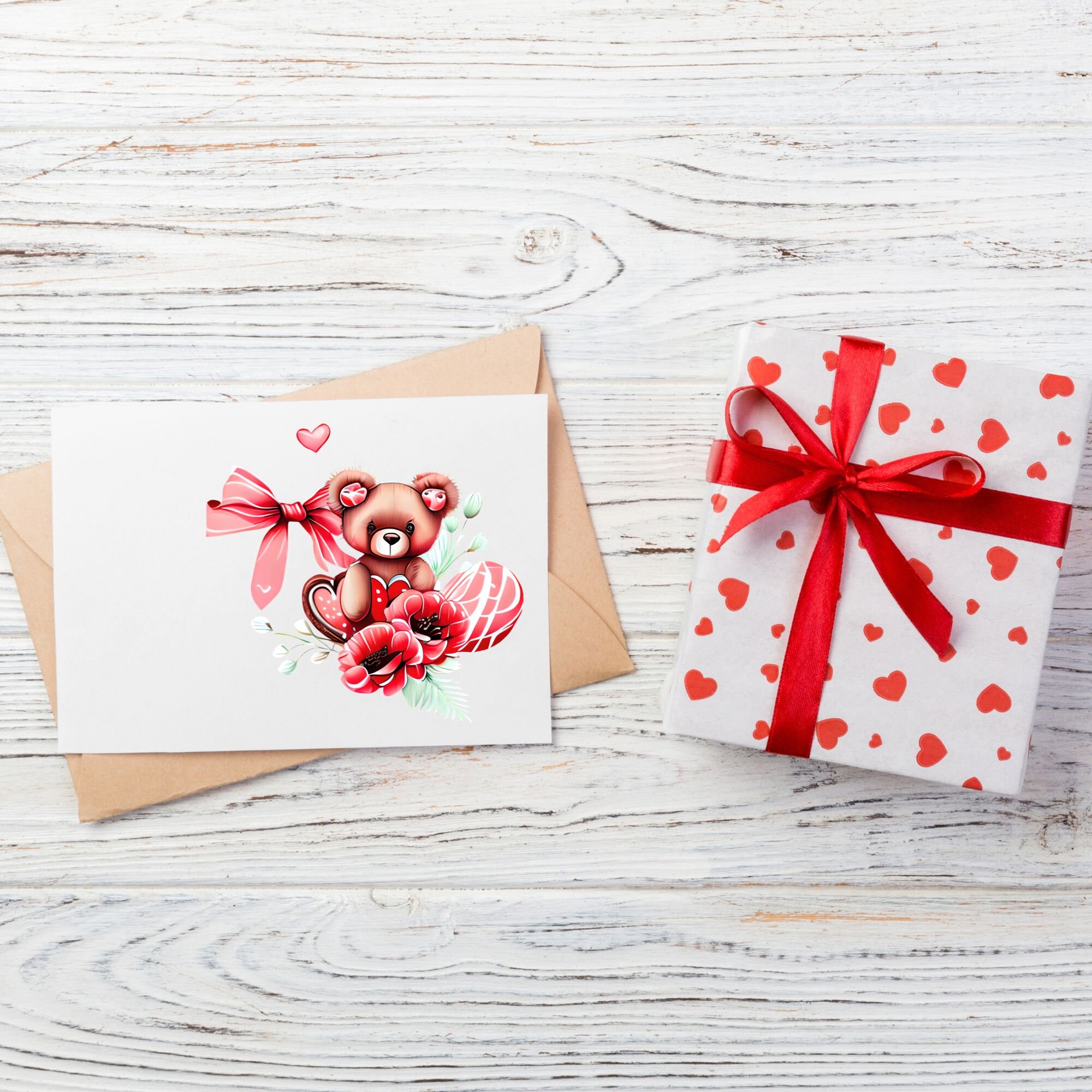 Teddy Bear Clipart, Teddy Bear Valentine PNG, Cute Teddy Bear Clipart ...