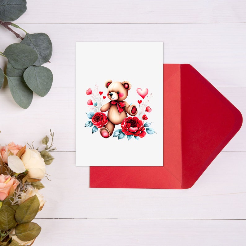Teddy Bear Clipart, Teddy Bear Valentine PNG, Cute Teddy Bear Clipart ...