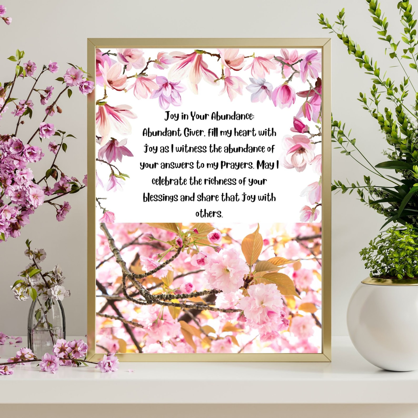 Answered Prayers for Your Vision Board, Prayer Vision Board, Printable ...