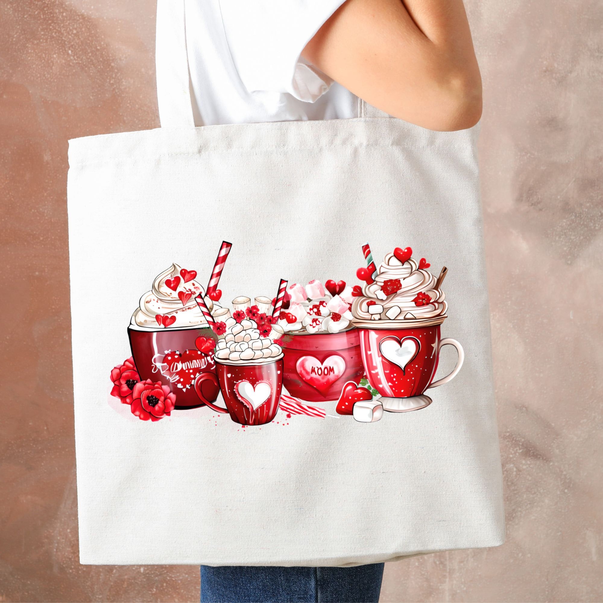 Coffee Valentine Clipart, Red Coffee PNG, for the Coffee Lovers Clipart ...