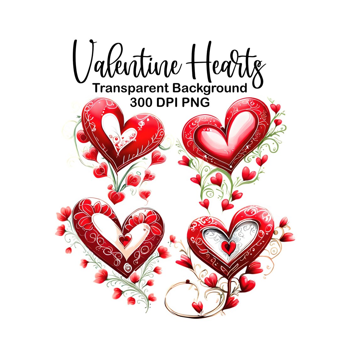 Valentine Heart Clipart, Heart PNG, for the Heart Lovers Clipart ...