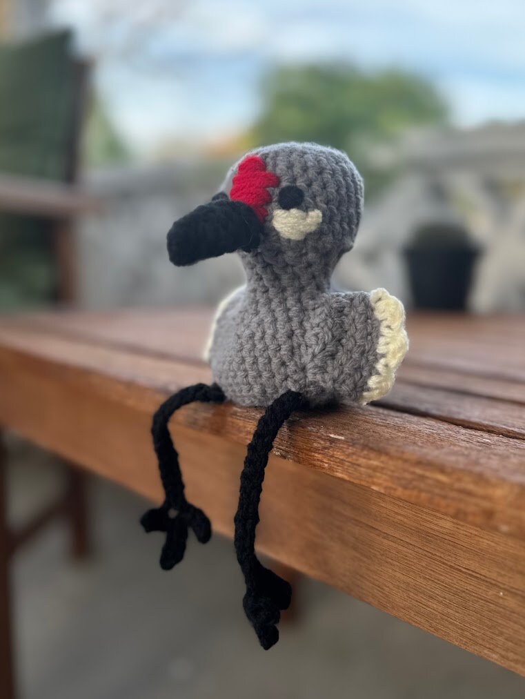 Crochet Sandhill Crane, Sandhill Crane, Crochet Crane, Crochet Bird ...