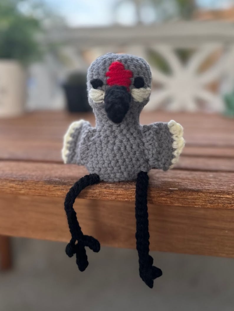 Crochet Sandhill Crane, Sandhill Crane, Crochet Crane, Crochet Bird ...