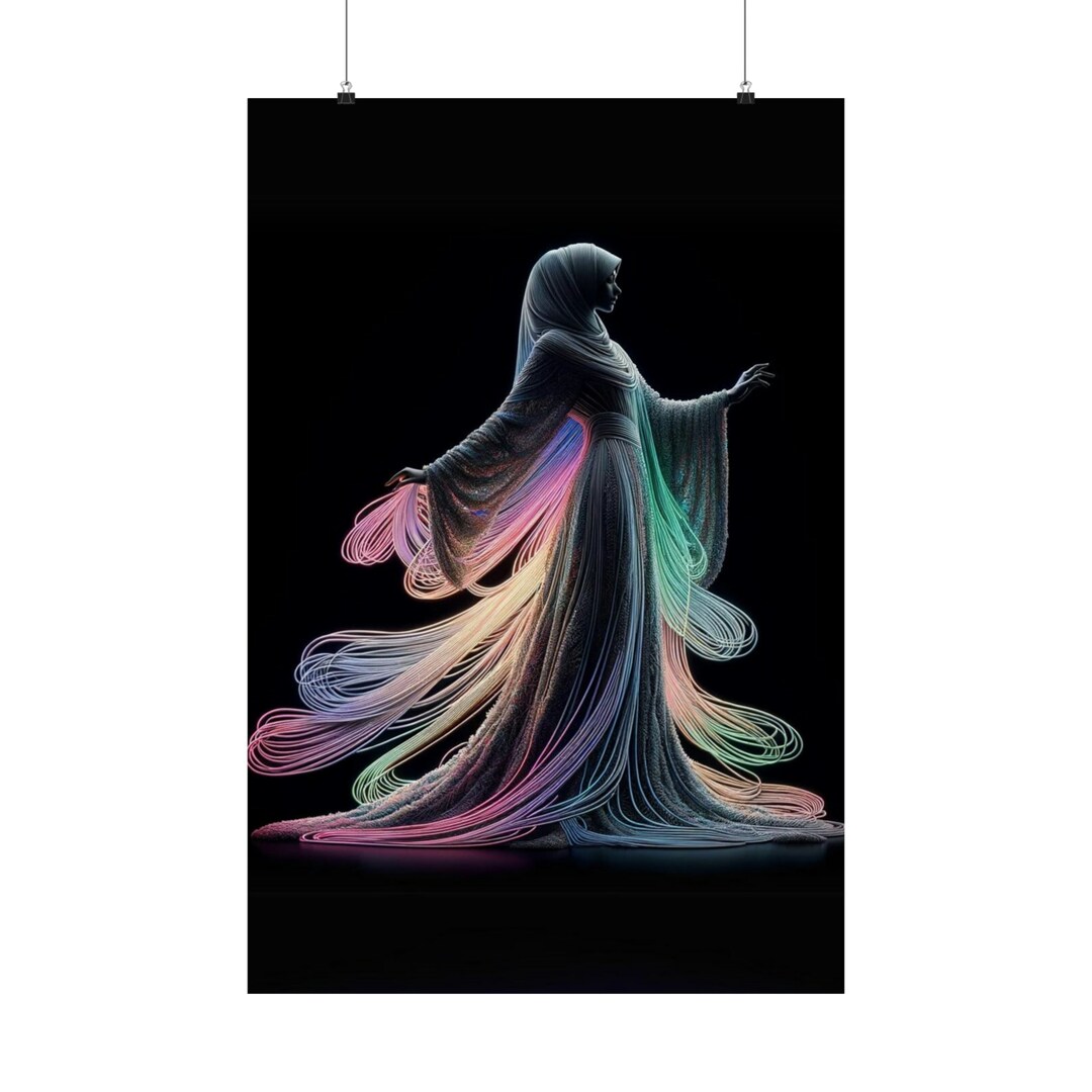 Spectral Elegance Matte Vertical Posters item: CM AP9 - Etsy