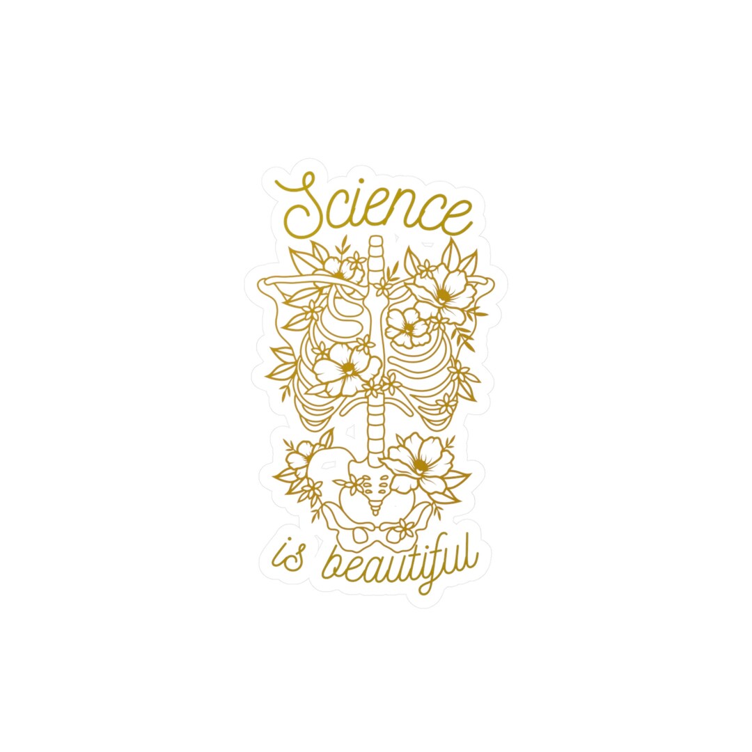 Science is Beautiful Kiss Cut Sticker Science Sticker STEM Sticker - Etsy