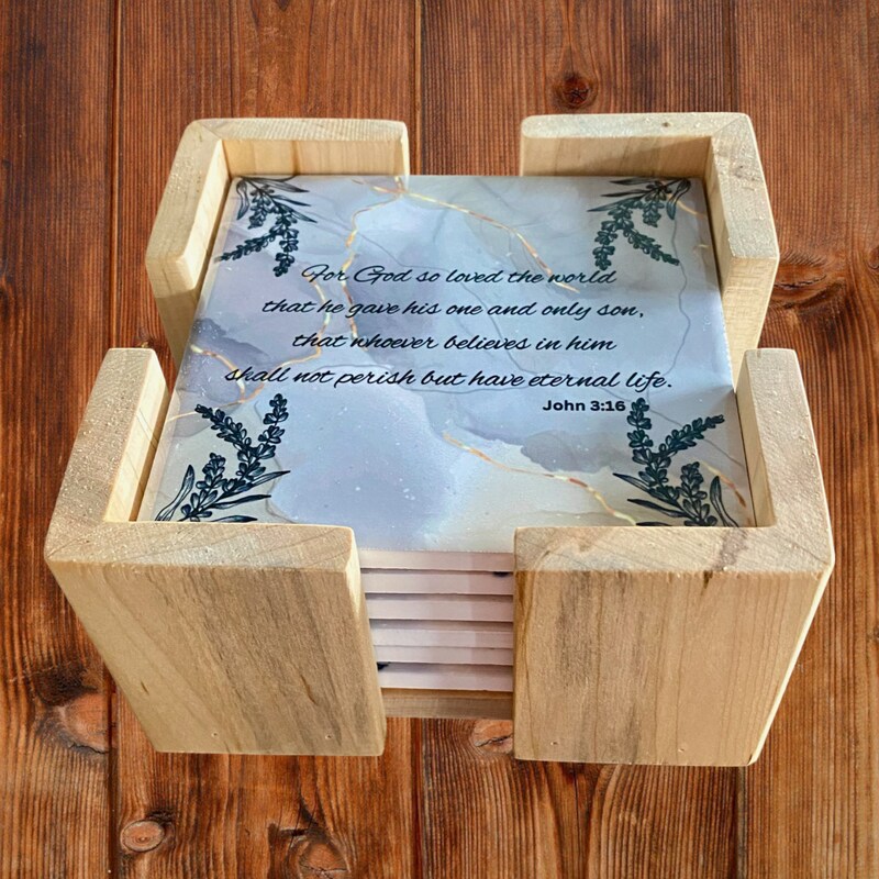 Bible Verse Coasters - Etsy
