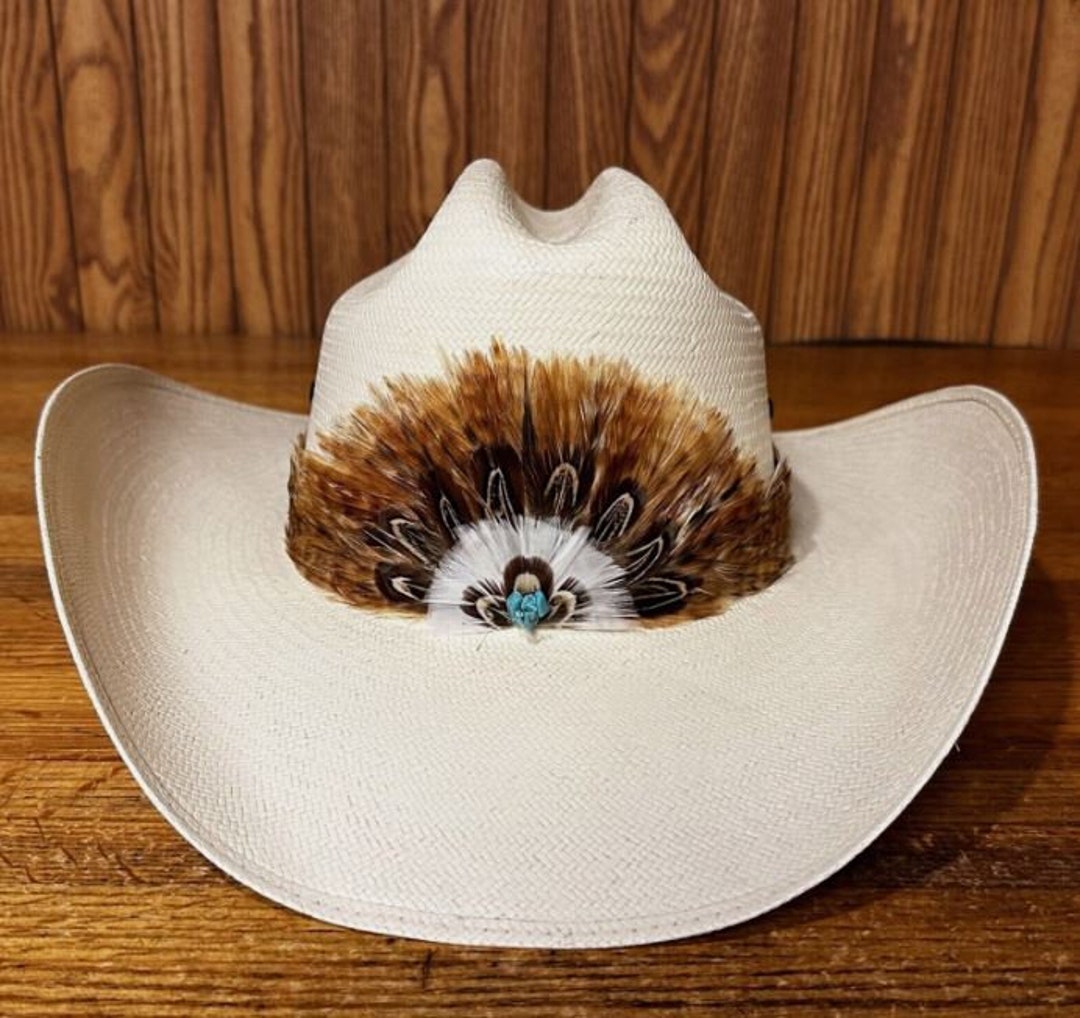 Feather Hat Bands, Western Feather Hat Band for Cowboy Hats AU-FHB-02 ...