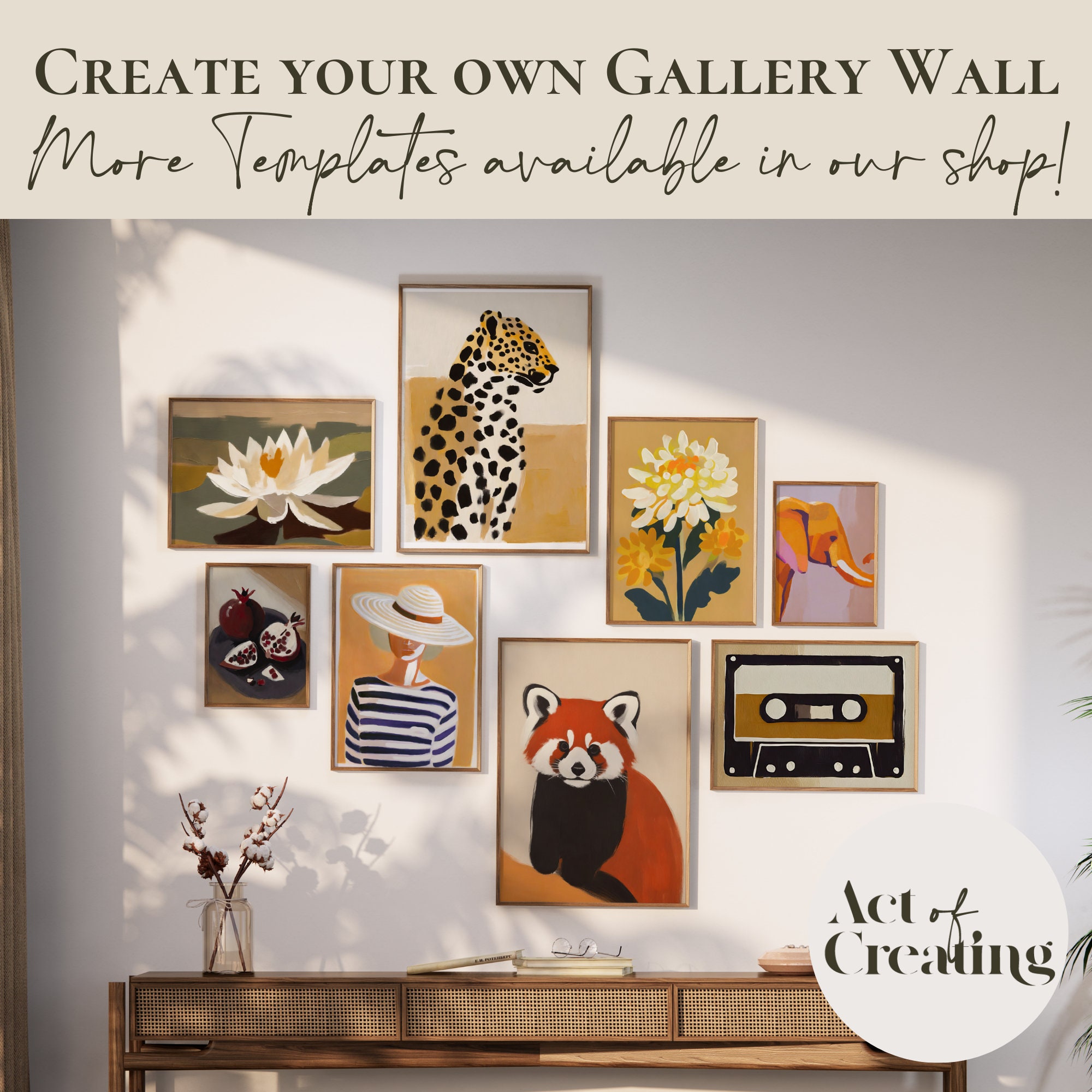 Elephant Printable Artwork Template Digital Download Unique Artwork ...