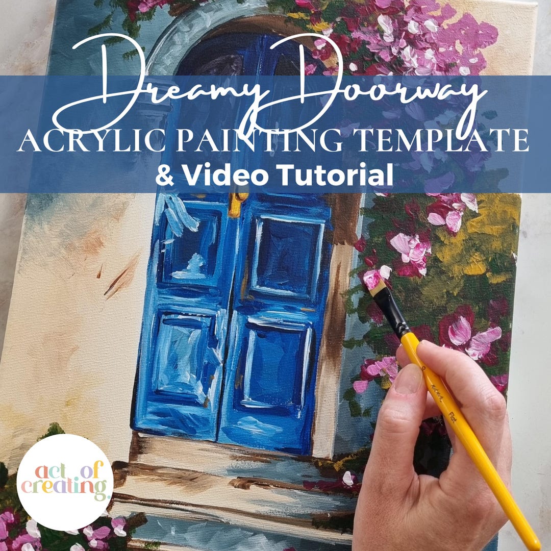 Printable Painting Template Digital Art Outline for DIY Canvas Painting ...