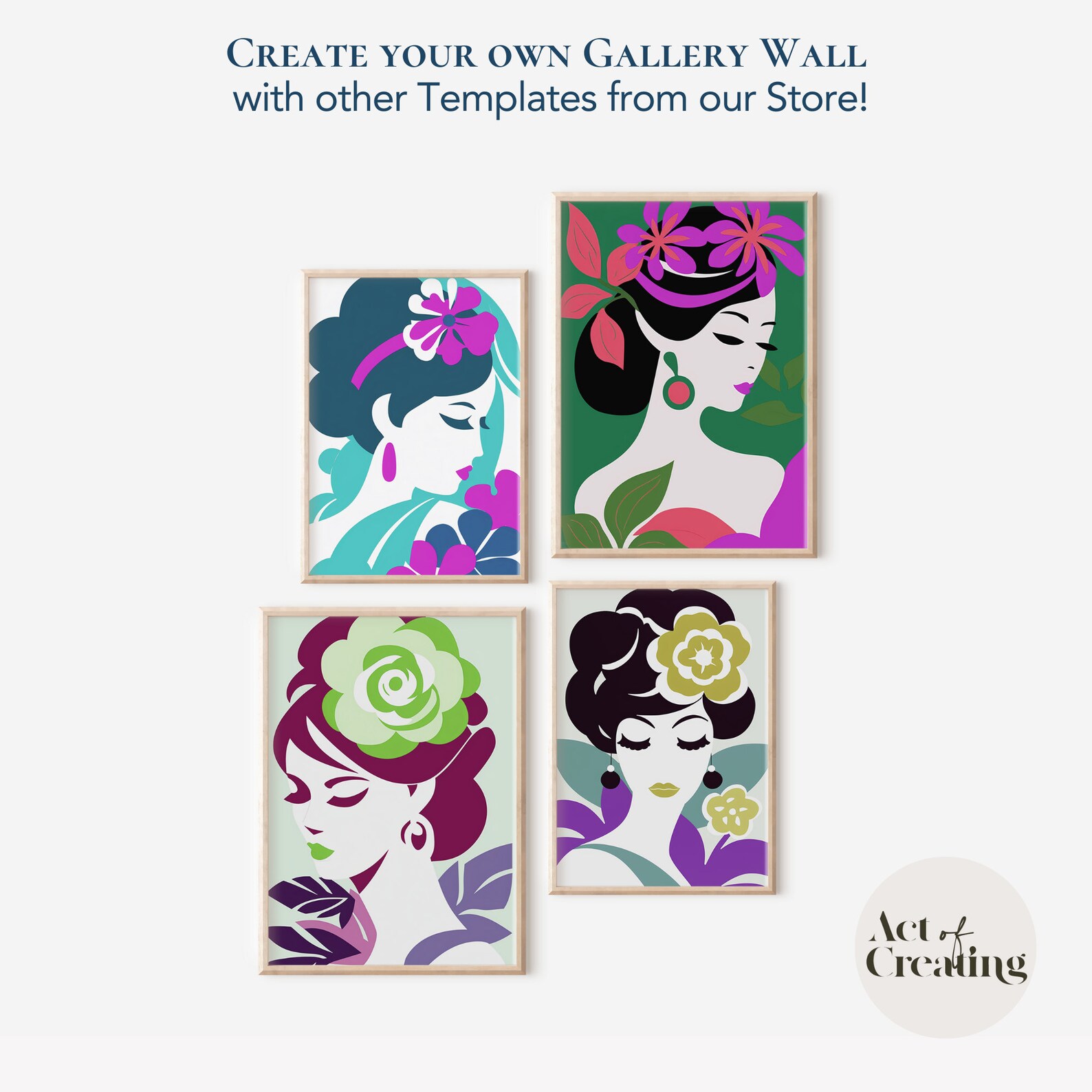 Printable Trace Artwork Template Geranium Lady Instant Download Tracing ...