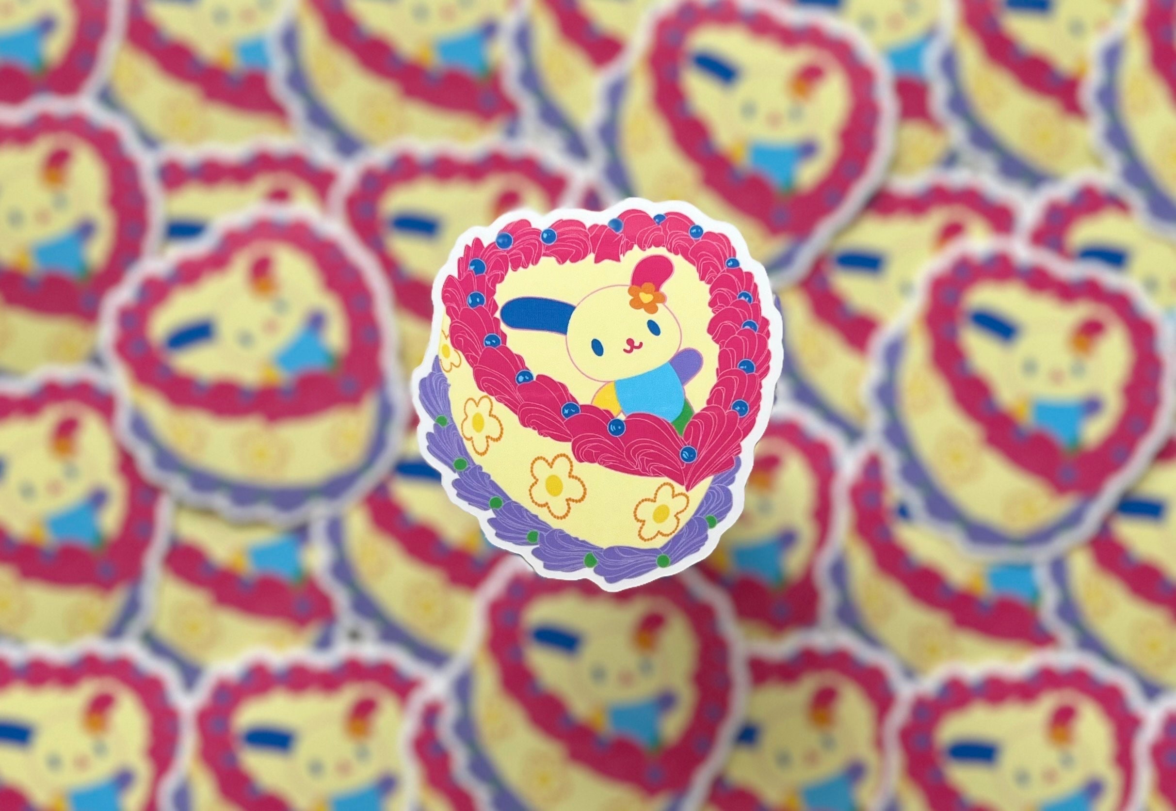USAHANA Vintage Cake Inspired Sticker Sanrio Usahana - Etsy