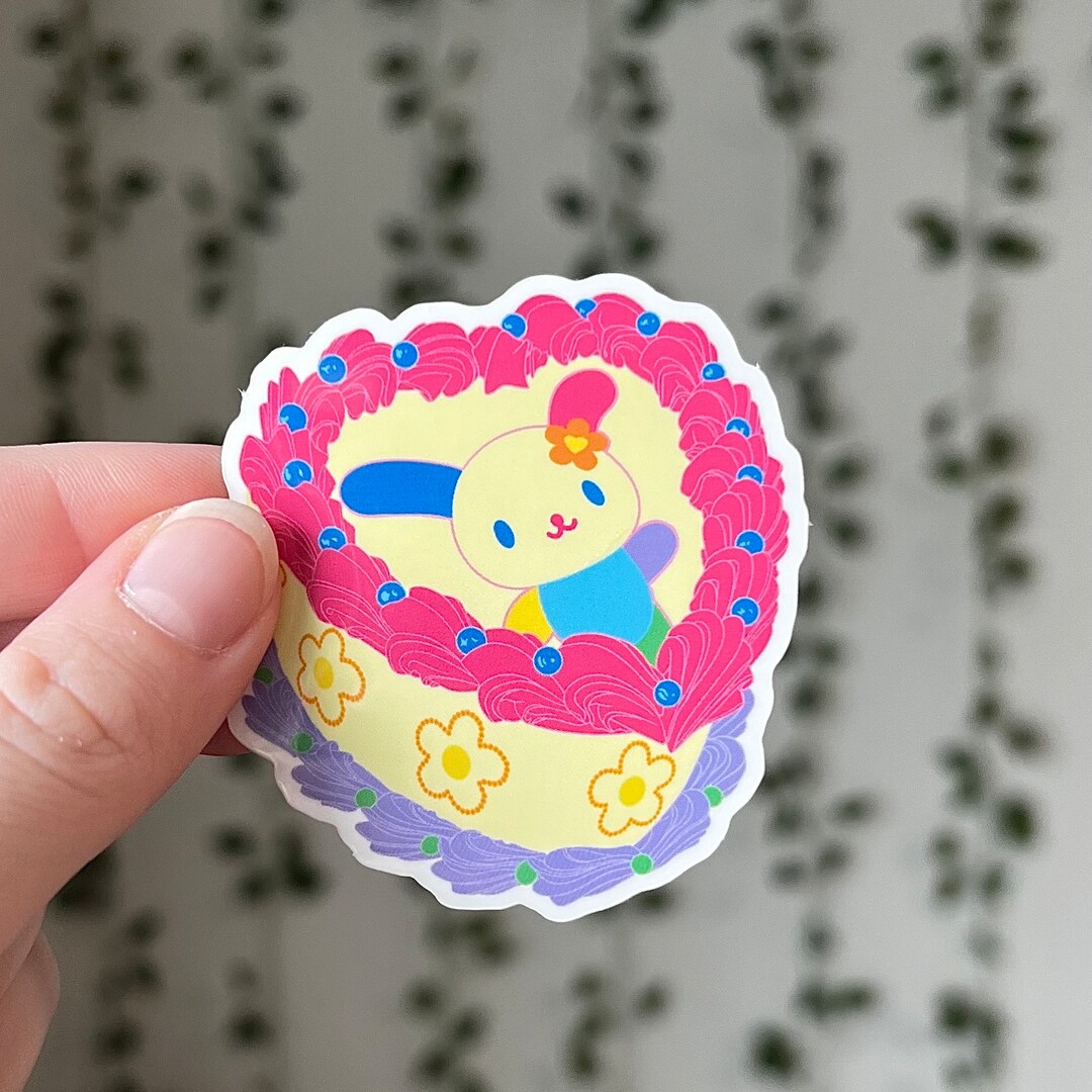 USAHANA Vintage Cake Inspired Sticker - Sanrio Usahana - Etsy