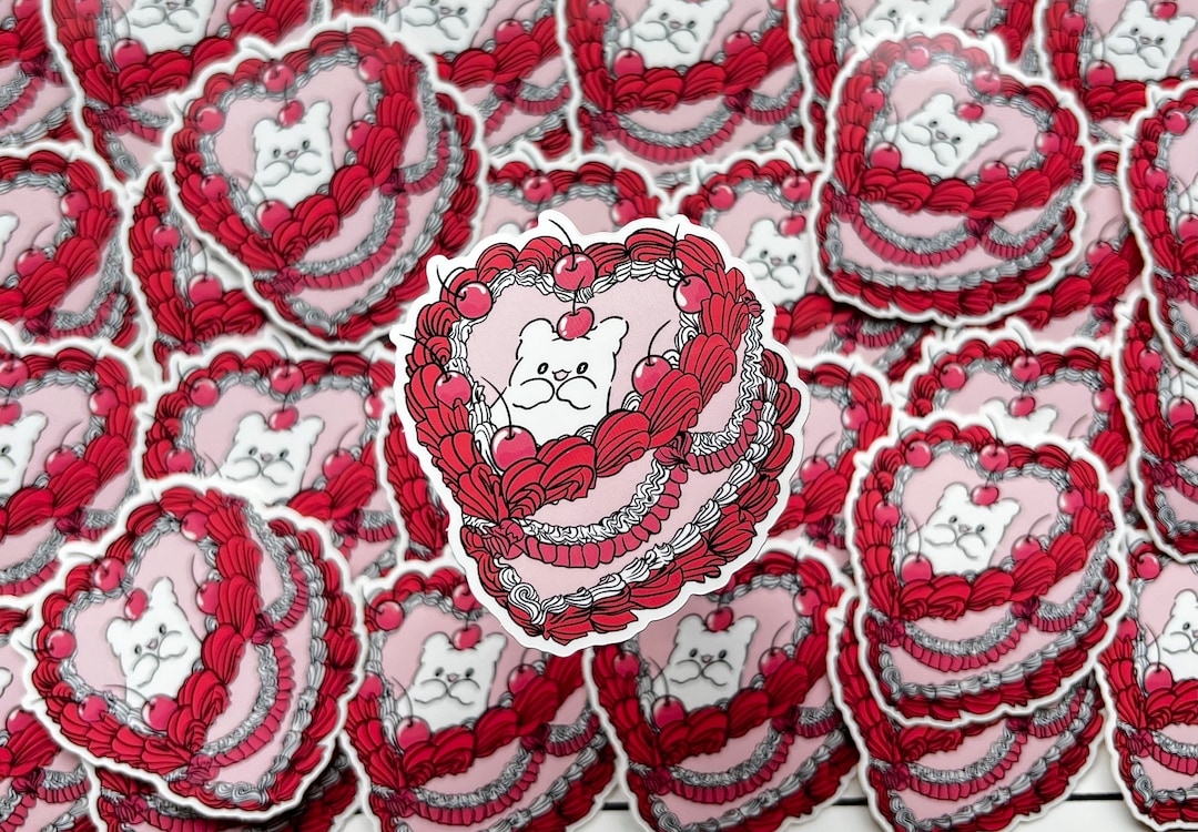 HANAMARUOBAKE Vintage Cake Inspired Sticker - Sanrio Hanamaru - Etsy