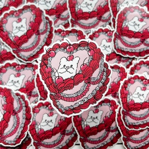 HANAMARUOBAKE Vintage Cake Inspired Sticker - Sanrio Hanamaru - Etsy