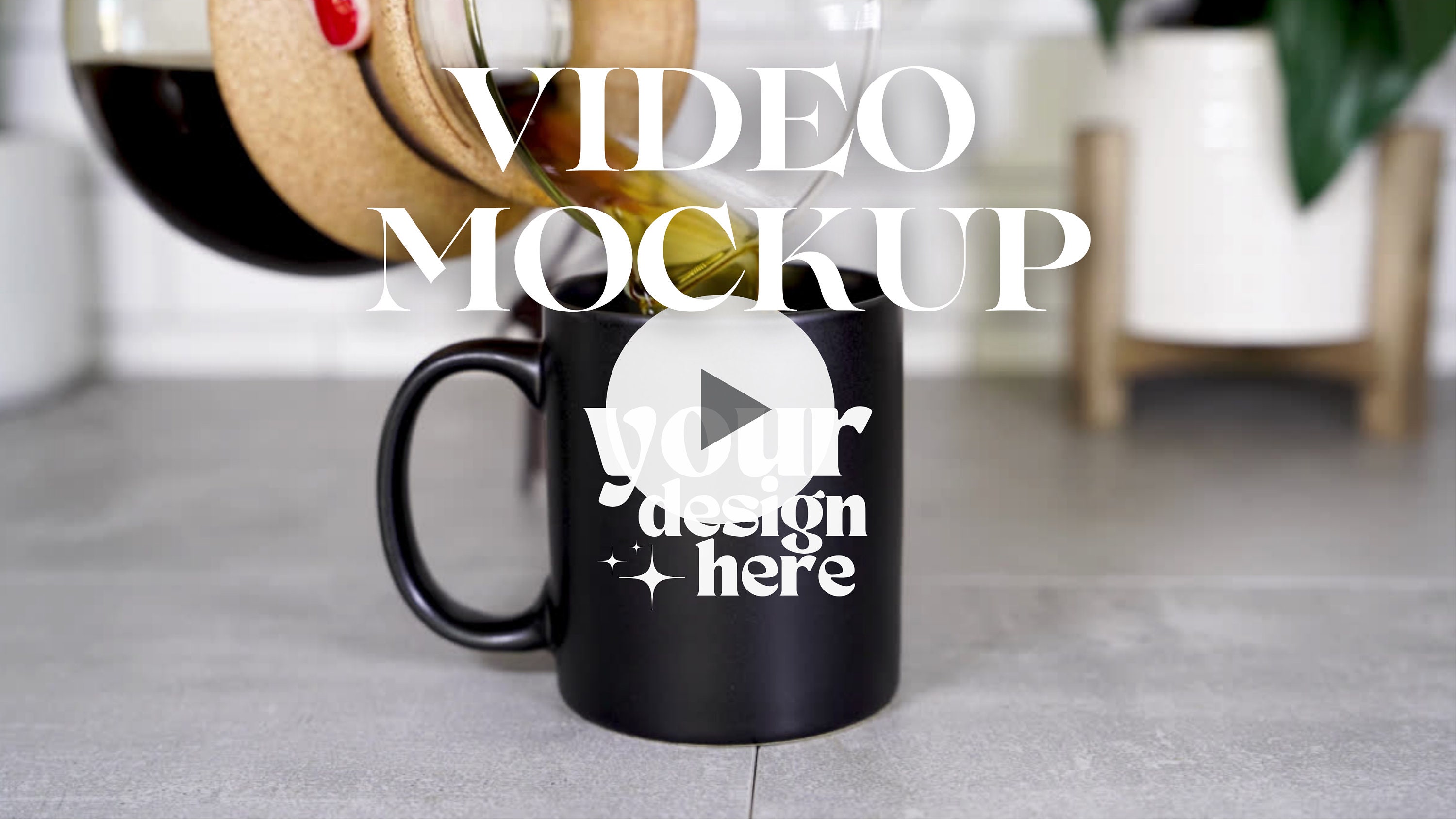 Black Mug Video Mockup Coffee Mug Mockup Mug Video Mockup 11 Oz Black ...
